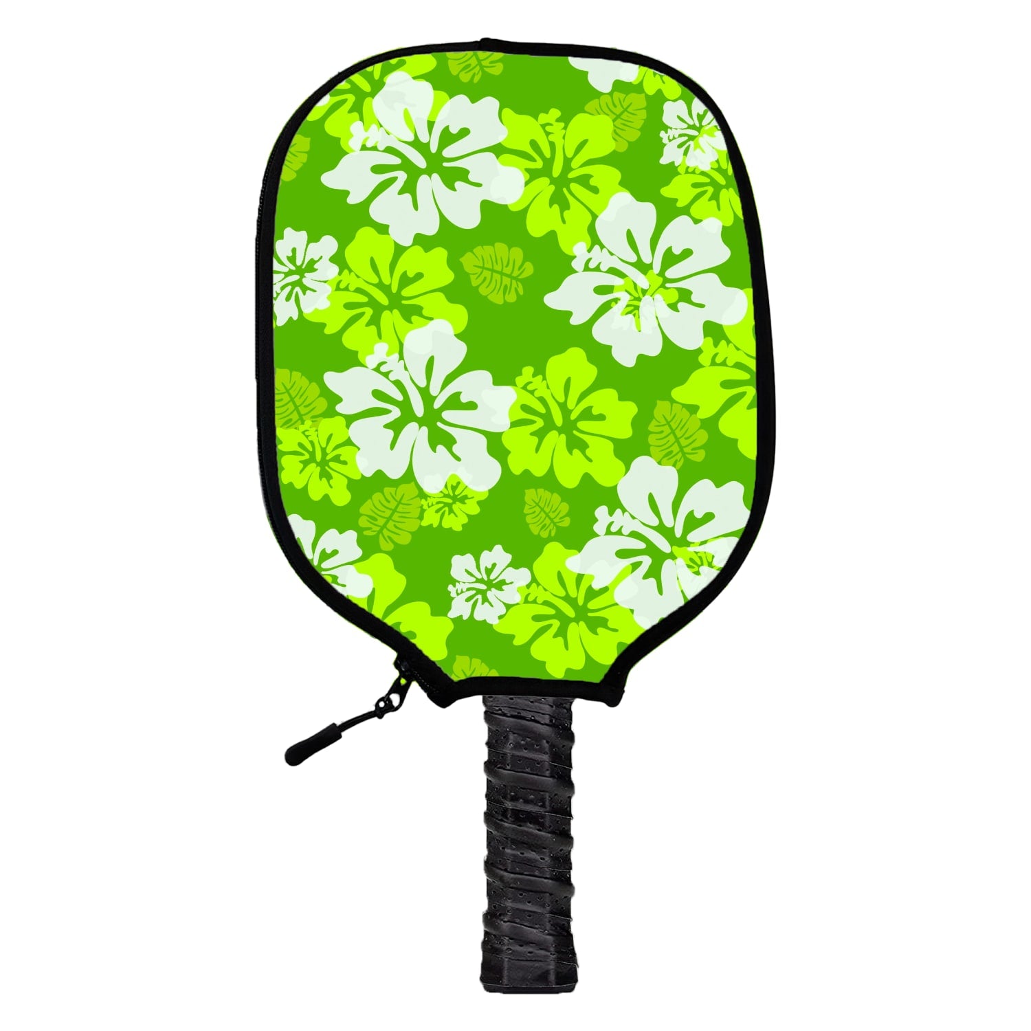 Green Hibiscus Pickleball Cover – Pickleballerz