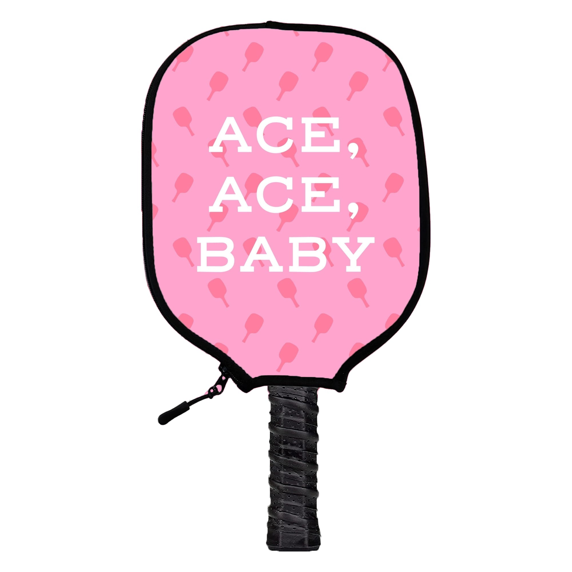 Ace, Ace, Baby Pink Pickleball Cover – Pickleballerz